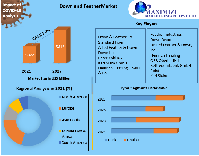Down and Feather Market – Global Industry Analysis and Forecast 2027
