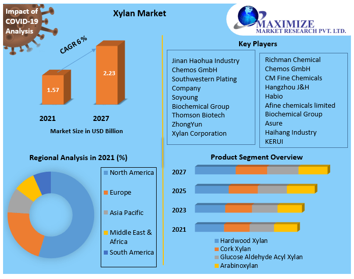 Xylan Market: Global Industry Analysis and Forecast (2022-2027)