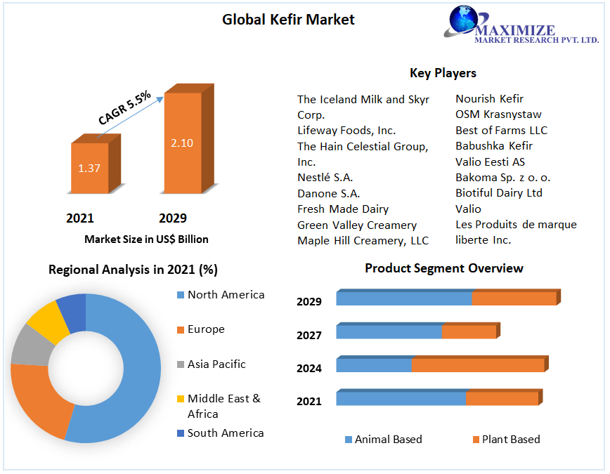 Kefir Market: Global Industry Analysis and Outlook 2029