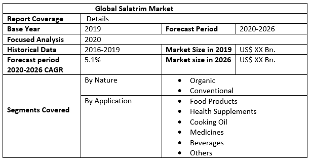 Global Salatrim Market: Industry Analysis and Forecast
