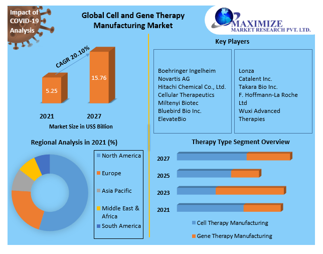 Cell and Gene Therapy Manufacturing Market- Global Industry Analysis